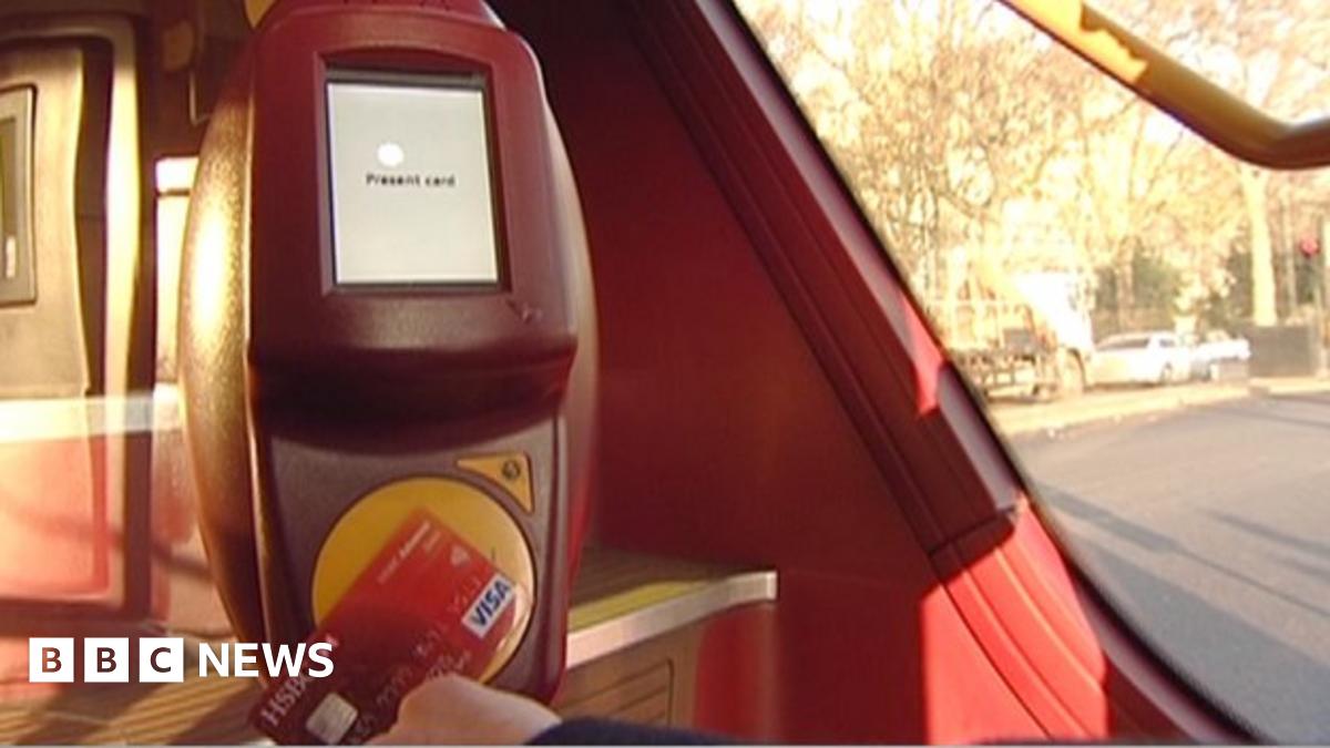 London buses offer contactless card payment - BBC News