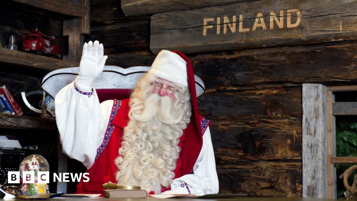 Flocking to Finland to visit Santa Claus in Lapland - BBC News