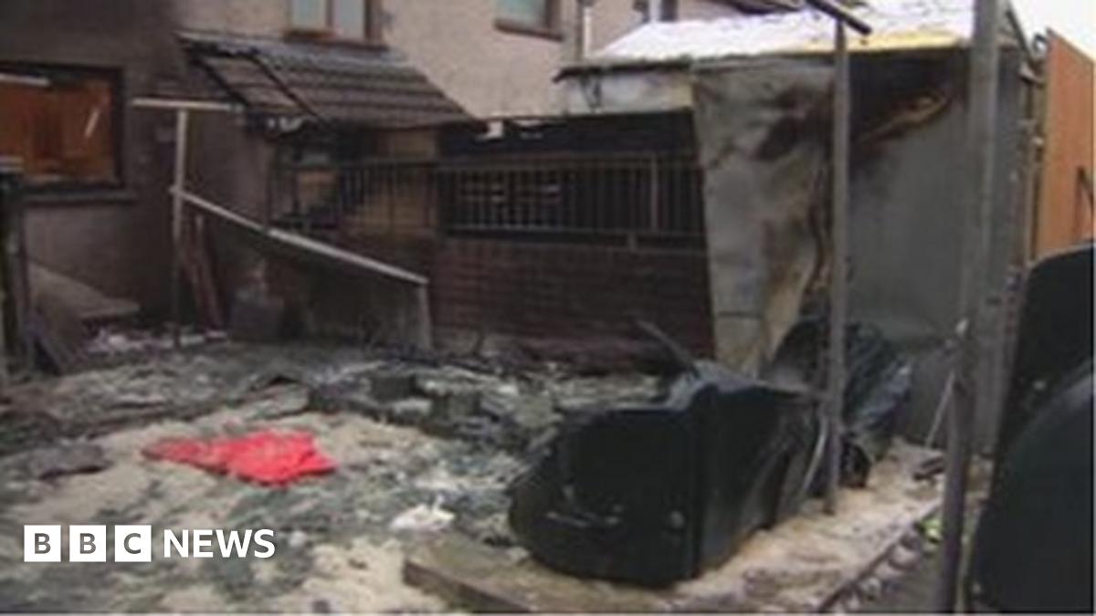 Oil tanks destroyed in Cookstown arson attack - BBC News