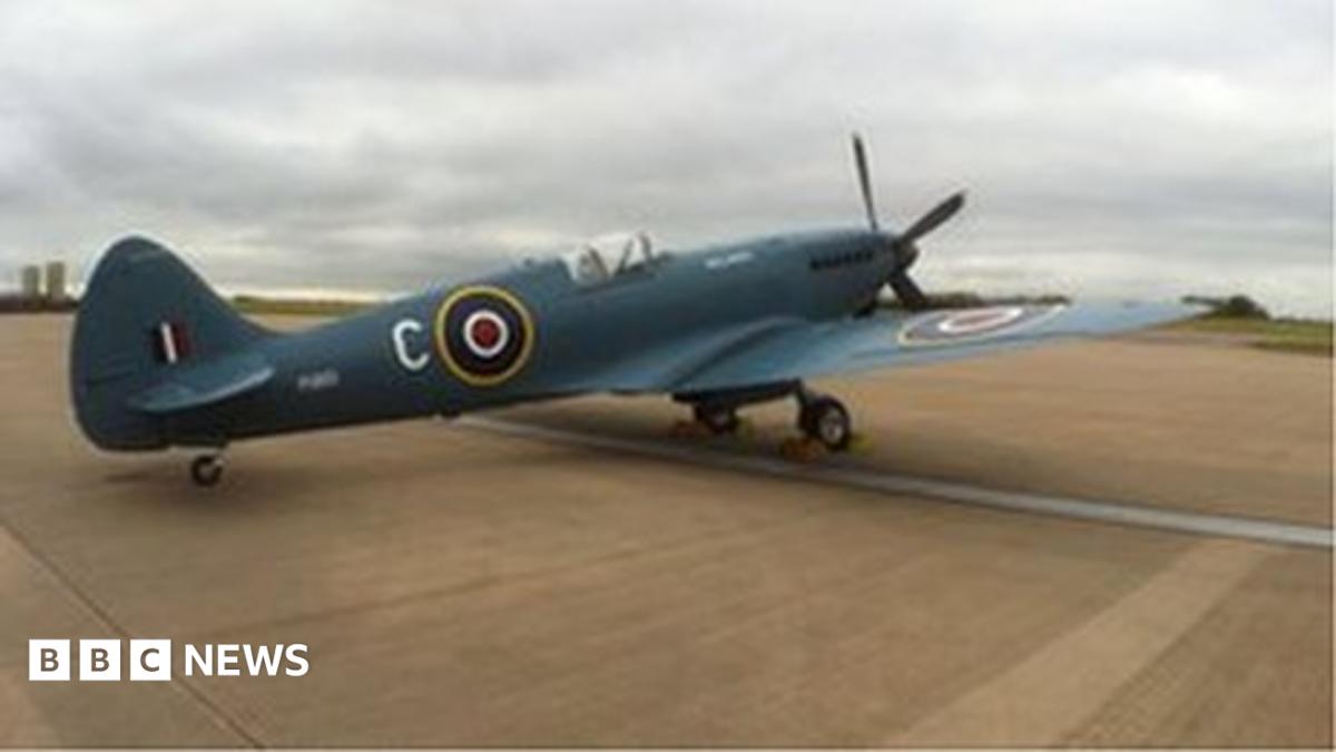 East Midlands Airport-closure Spitfire 'recently restored' - BBC News