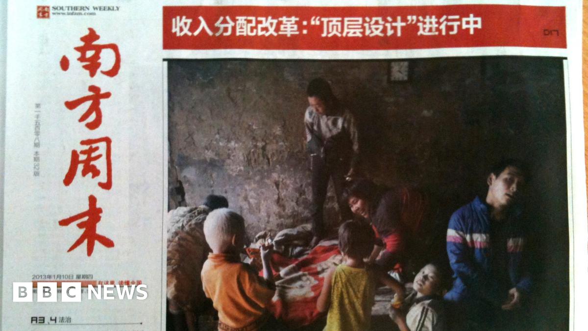 China censor row paper Southern Weekly back on stands - BBC News