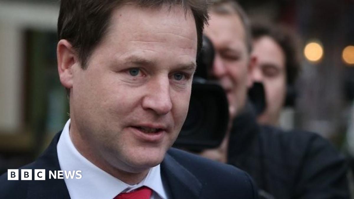 Nick Clegg says Cameron's EU goal 'wholly implausible' - BBC News
