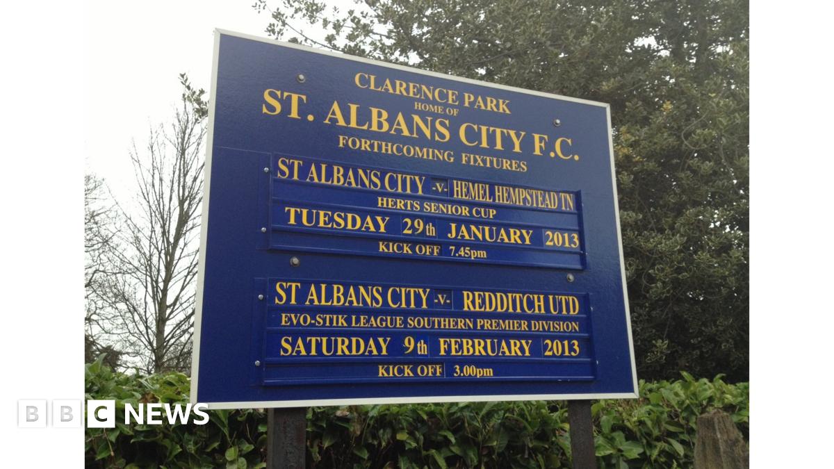 St Albans City FC propose 5,000-seat stadium plan for city - BBC News