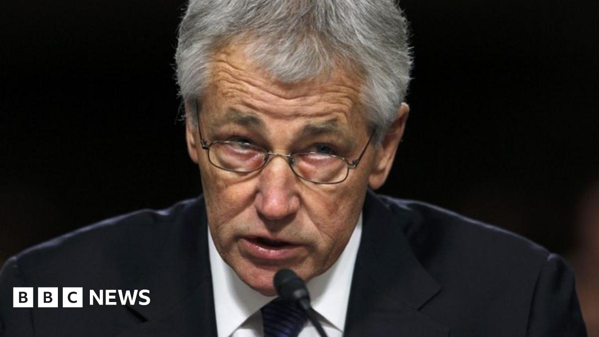 Chuck Hagel's hectoring aimed at Obama - BBC News