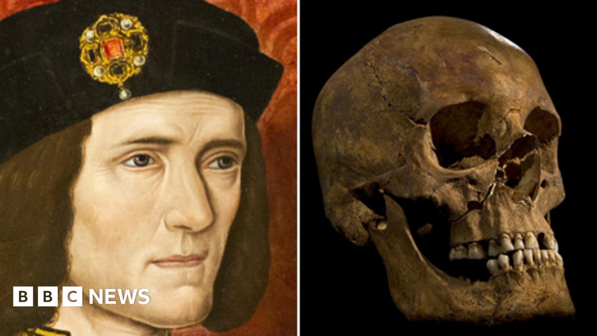 Richard III dig: Skull image released ahead of DNA results - BBC News
