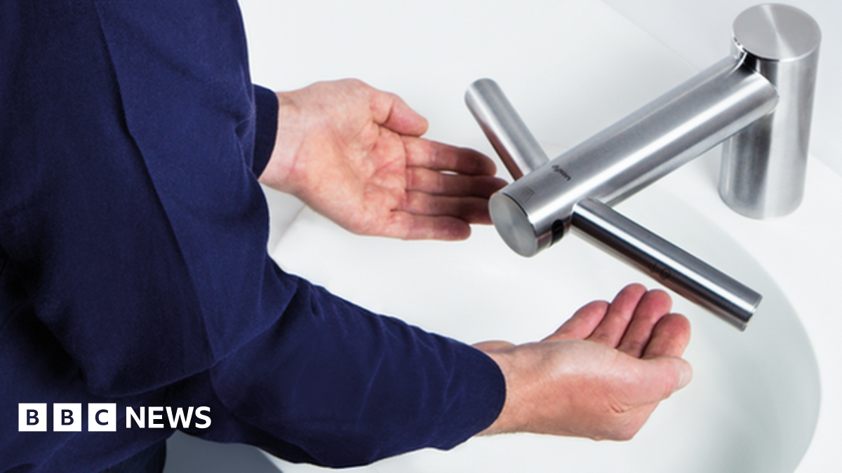 Dyson launches all-in-one hand-drying Airblade water tap - BBC News