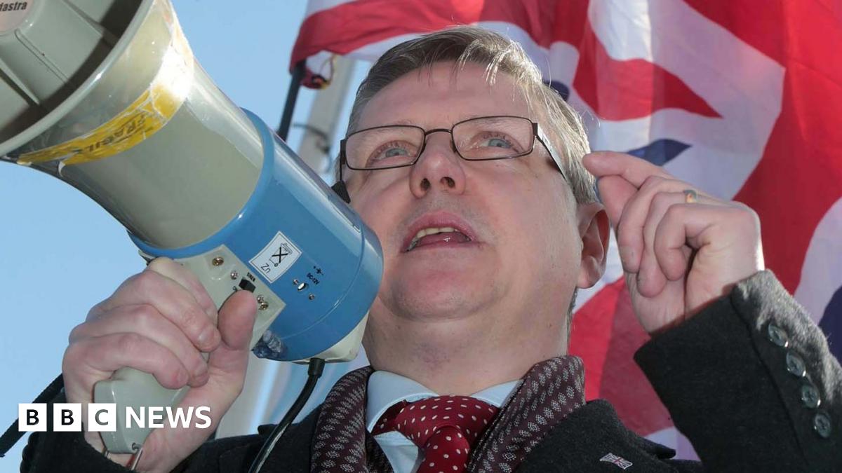 Jim Dowson arrested in union flag protest probe - BBC News