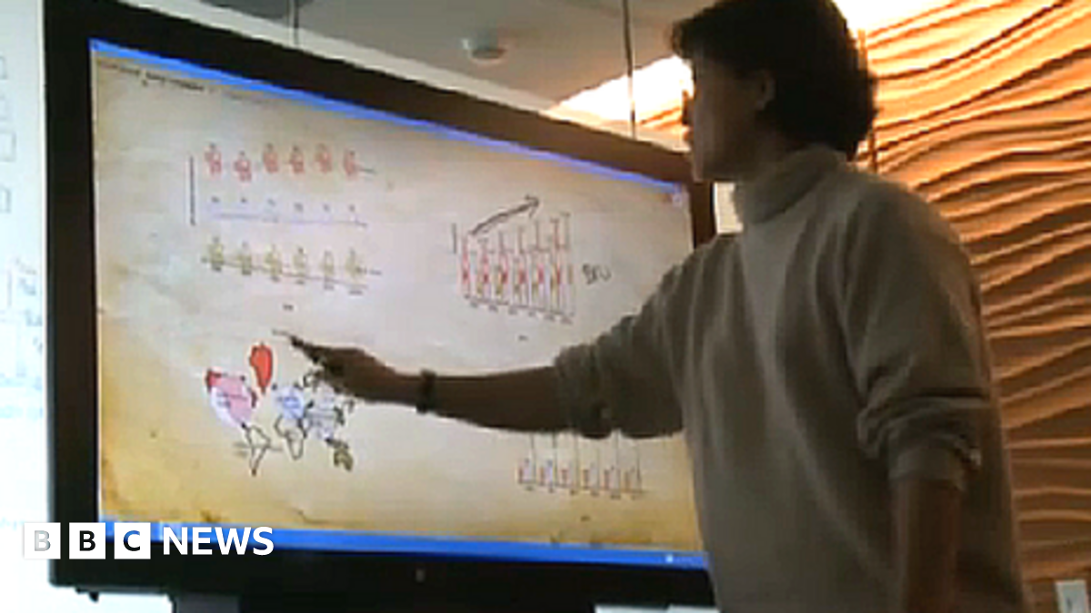 Microsoft unveils self-sketching whiteboard prototype - BBC News