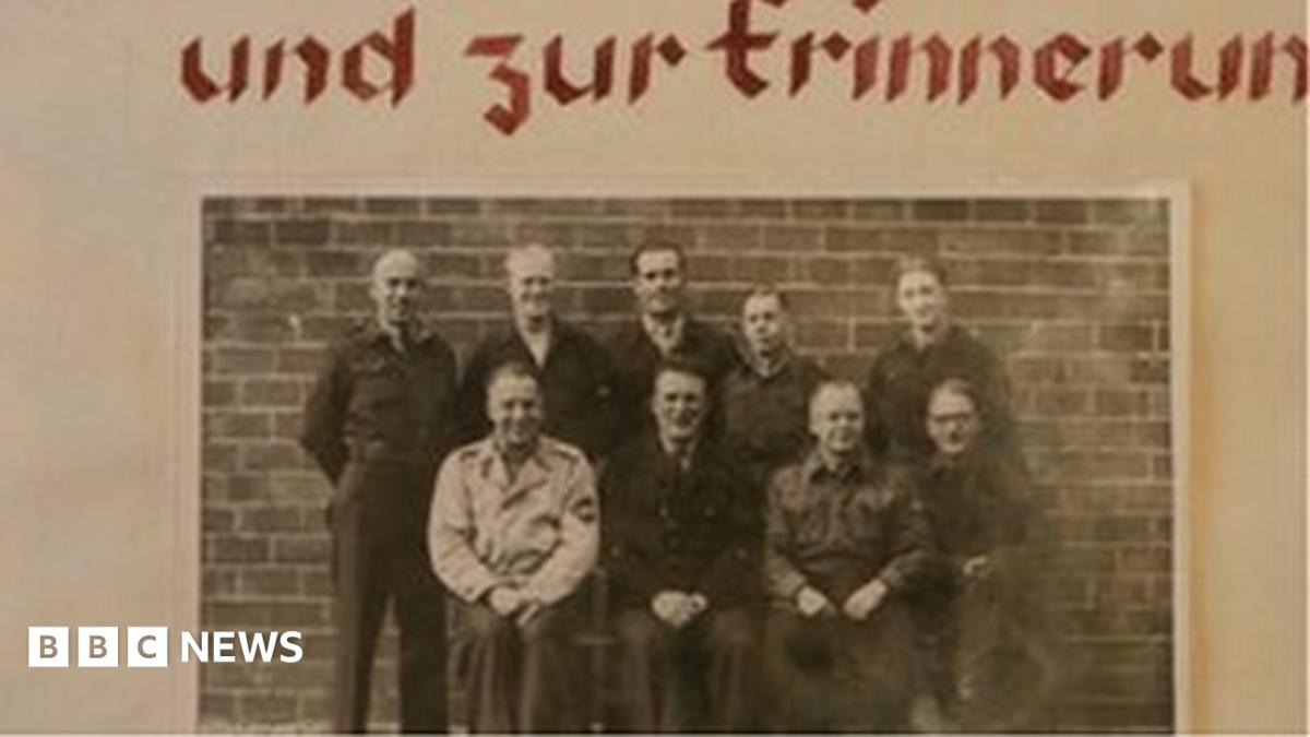 German PoWs' scrapbook displayed at New Forest Centre - BBC News
