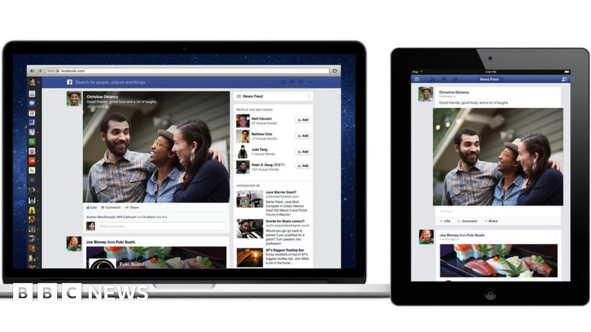Facebook news feed revamp learns lessons from mobile - BBC News