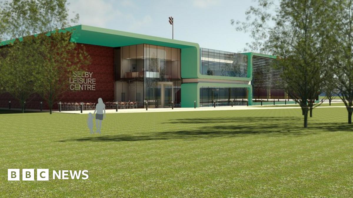 Selby leisure centre fire: Images of planned new centre revealed - BBC News