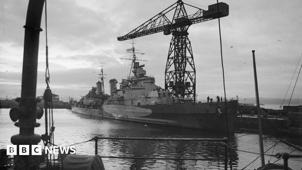 In pictures: HMS Belfast at 75 - BBC News