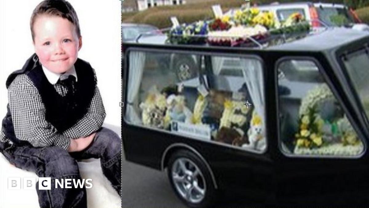 Funeral held for Caleb Wallace who died after building fall - BBC News