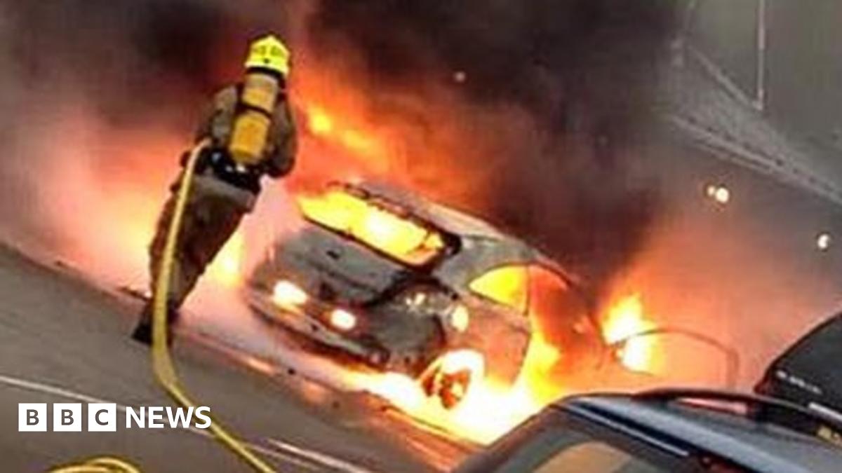 Asda car fire: Men face attempted murder charge - BBC News