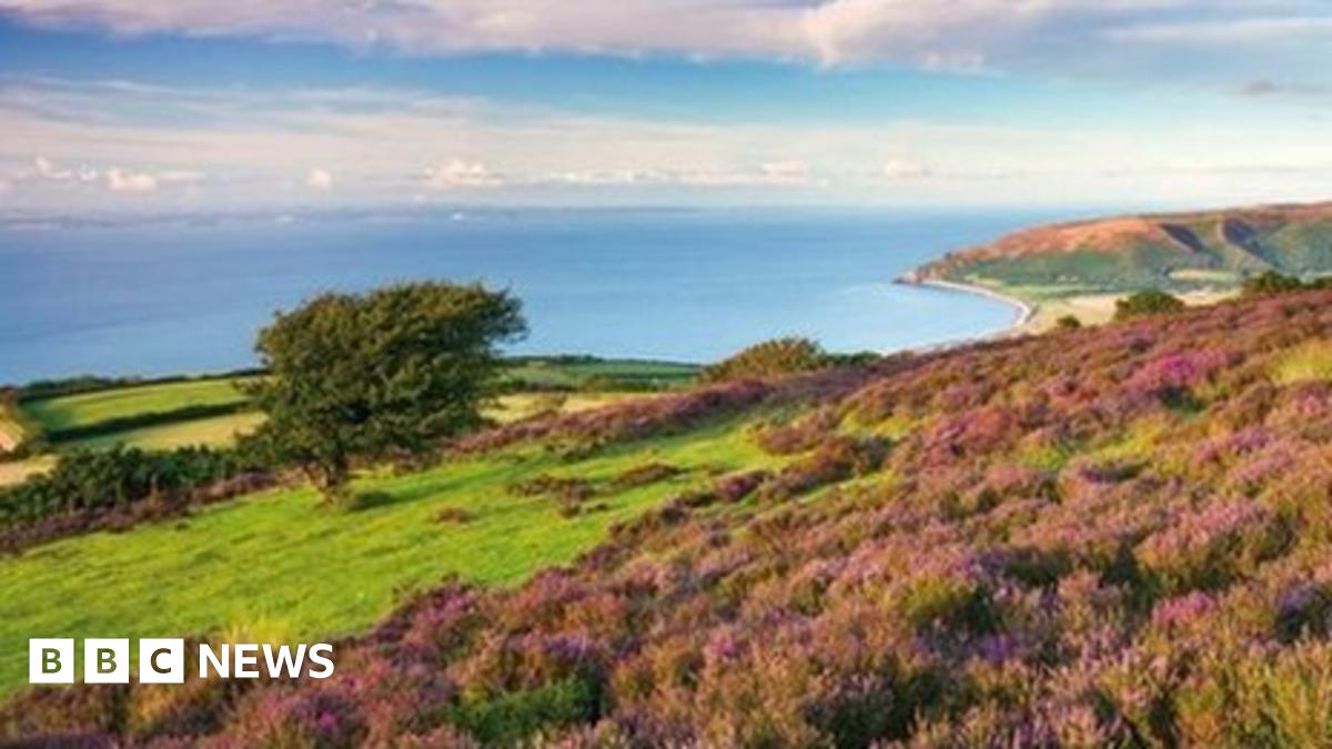 New signs on Coleridge Way in Exmoor to encourage walkers - BBC News