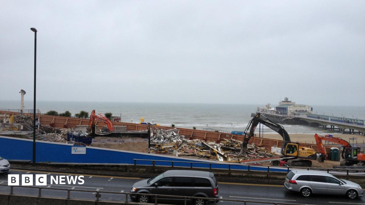 Bournemouth's 'hated' Imax cinema building demolished - BBC News
