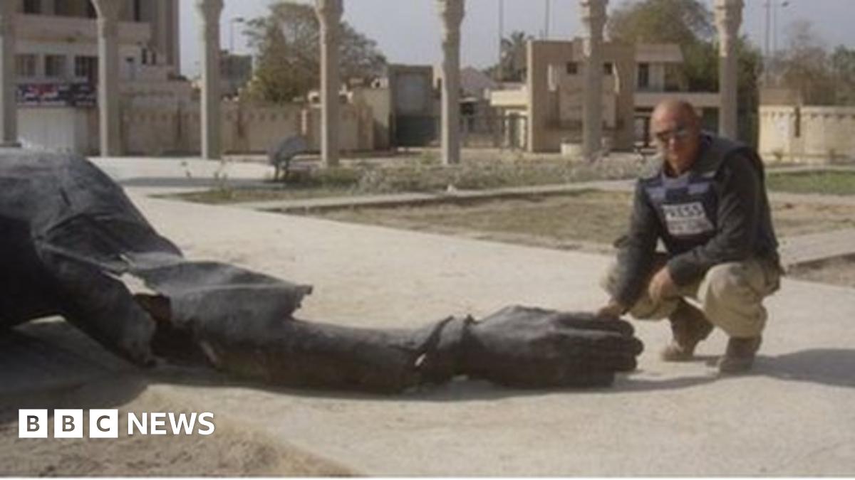 SAS man Nigel Ely hopes for Saddam Hussein statue deal - BBC News