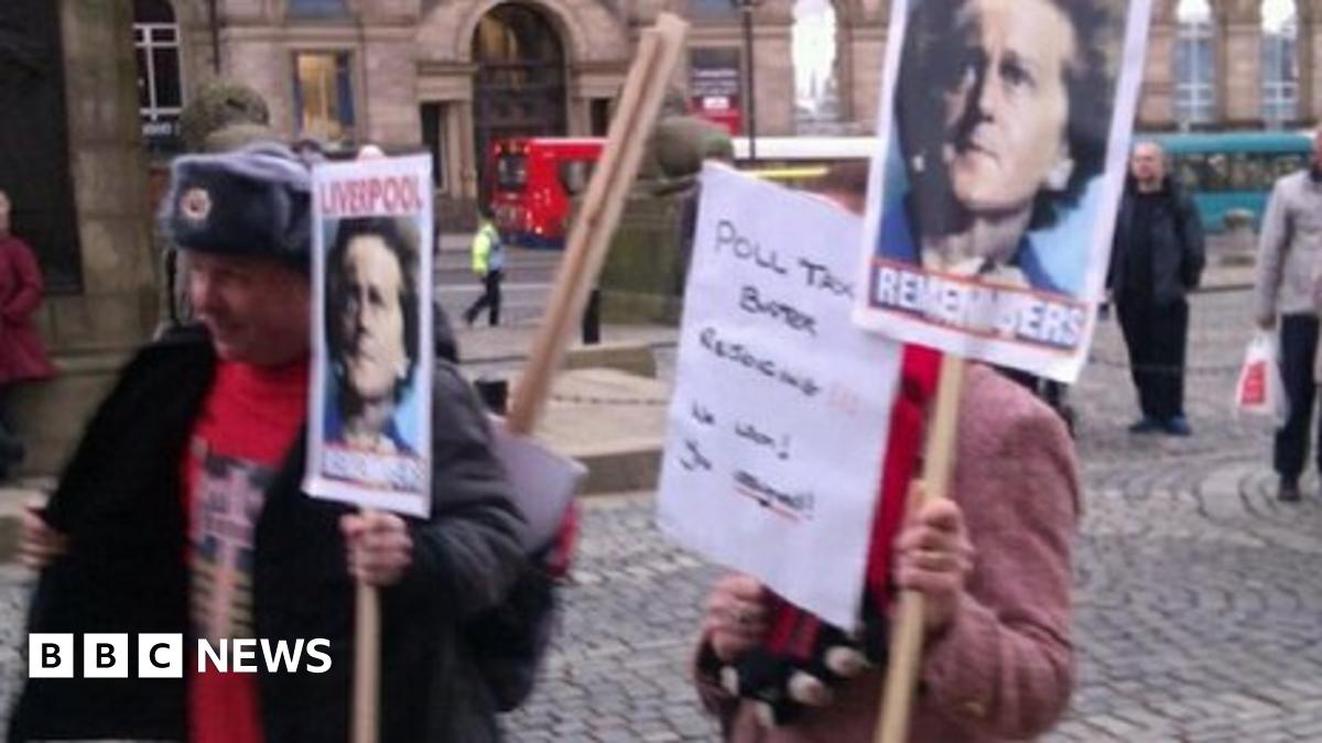 Liverpool marks Baroness Thatcher funeral with 'party' - BBC News