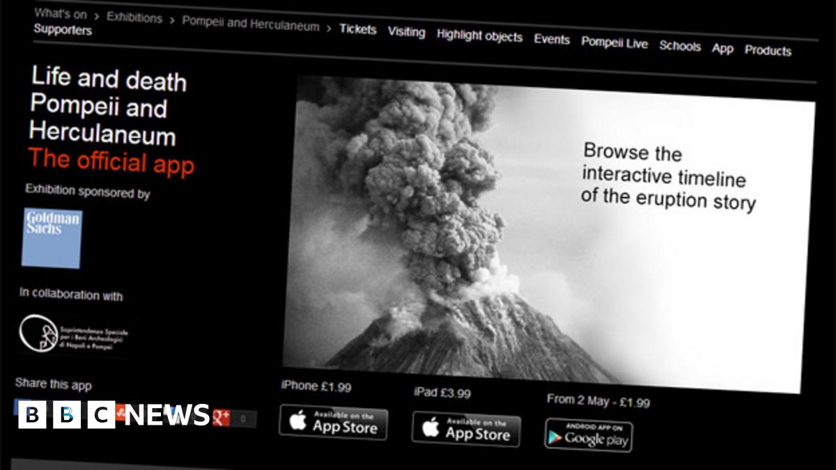 App Pompeii - Visiting museums via your phone - BBC News
