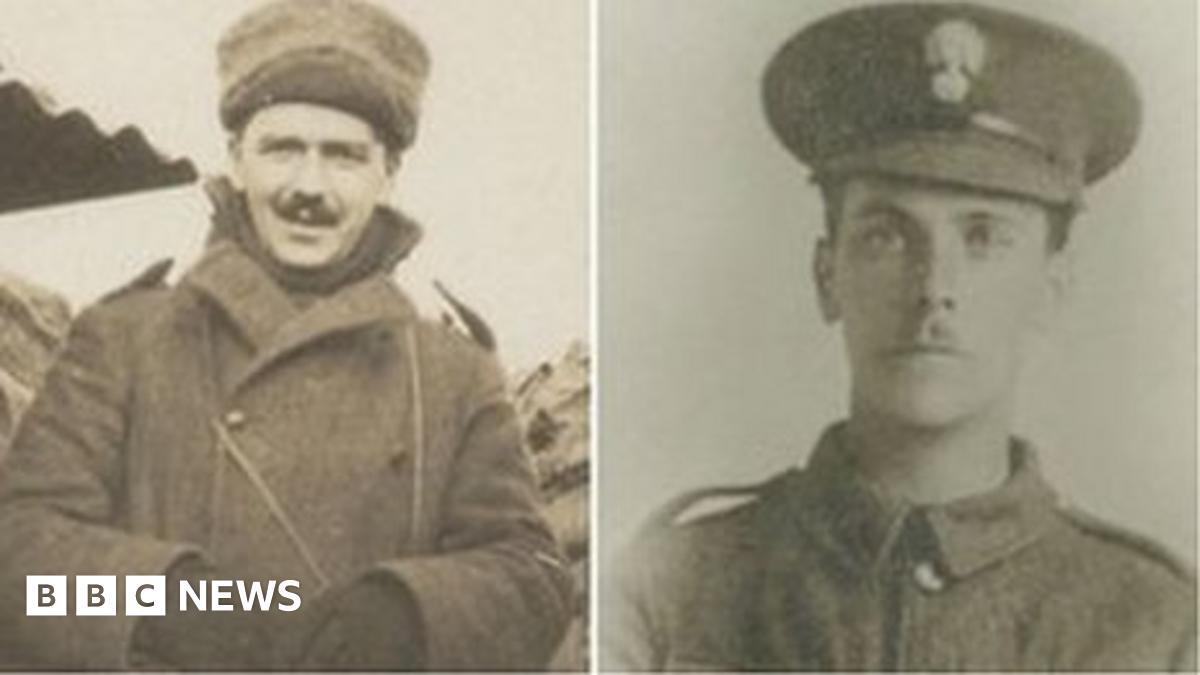 WWI soldiers finally laid to rest after 96 years - BBC News