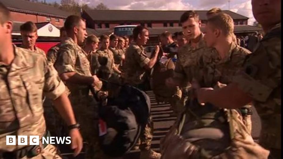 Return home for Taunton-based 40 Commando - BBC News