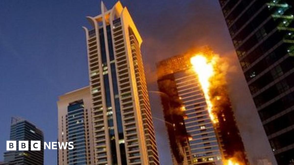 'Towering inferno' fears for Gulf's high-rise blocks - BBC News
