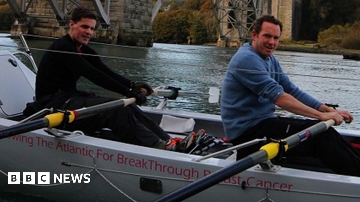 Olympic rower Alex Gregory trains Atlantic bid amateurs - BBC News