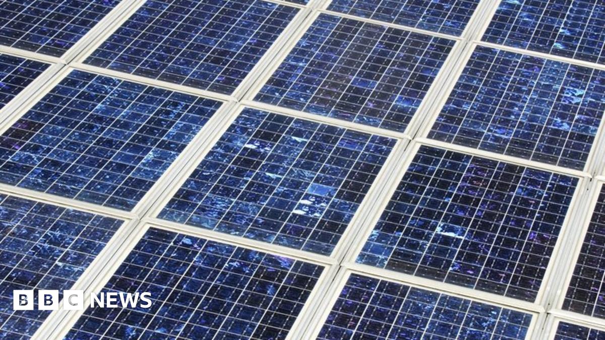 Fire service raises solar panels shock concerns - BBC News
