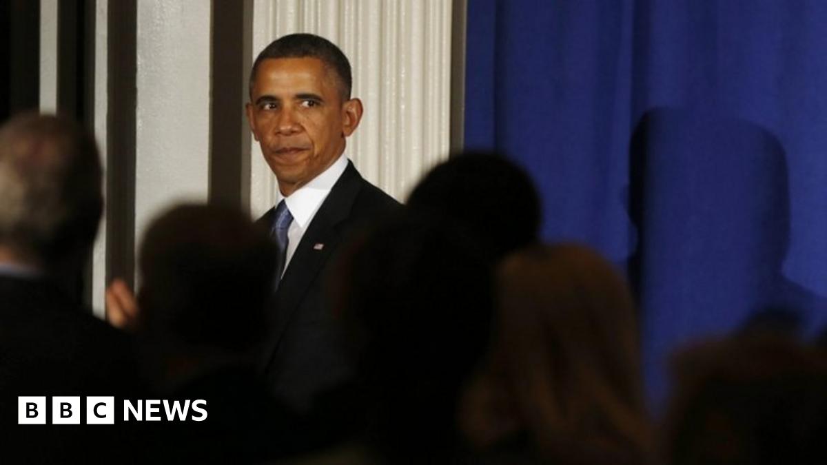 Sea of troubles for President Obama - BBC News