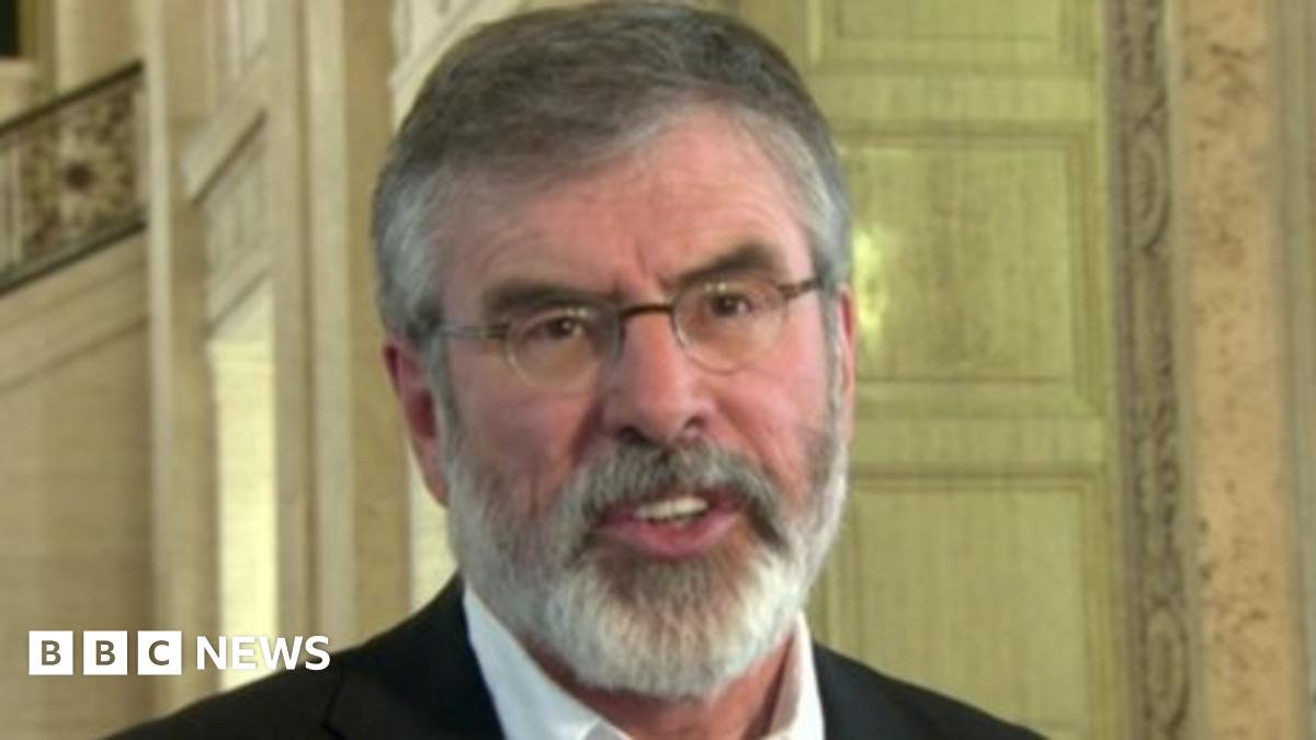 Gerry Adams: Peace process issues 'must be addressed' - BBC News