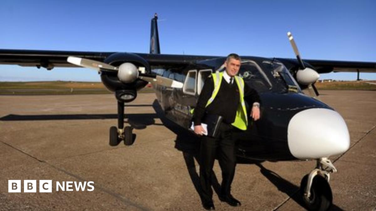 Final trip for Orkney shortest flight pilot - BBC News