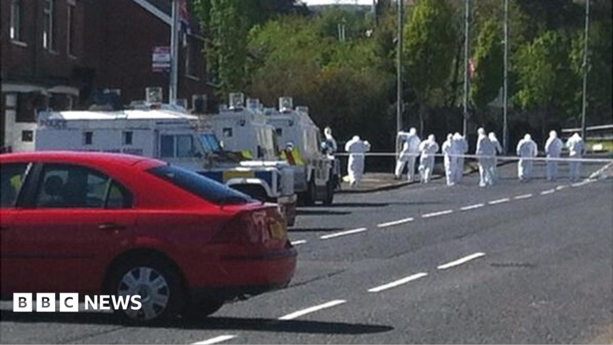 North Belfast pipe bomb attack: Stuart Downes in court - BBC News