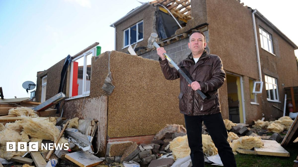 Sledgehammer house attack: Tony McGuire given suspended sentence - BBC News