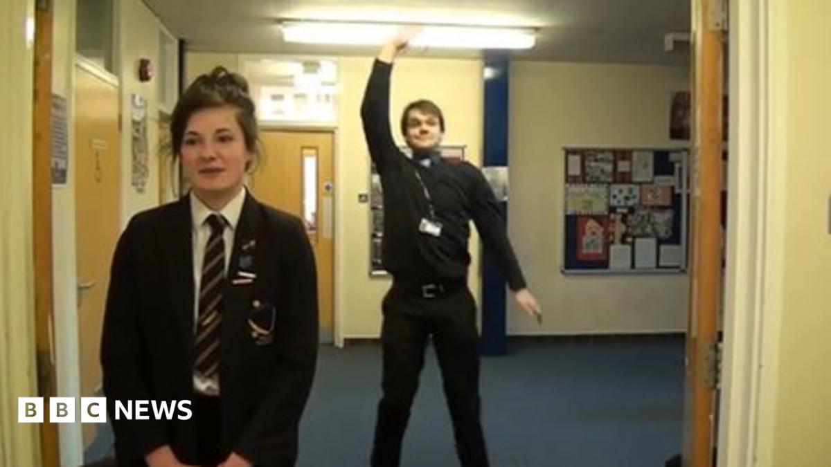 Honiton school leavers' video goes viral - BBC News