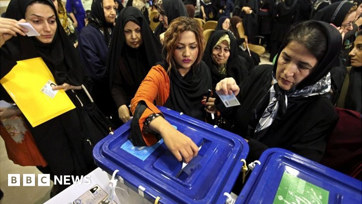 Iranians vote in key presidential elections - BBC News