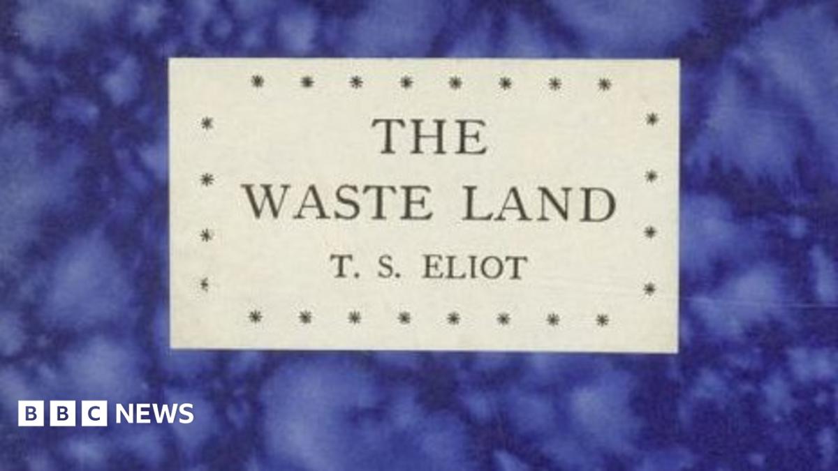 Oxfam copy of TS Eliot's The Waste Land sells for £4.5k - BBC News