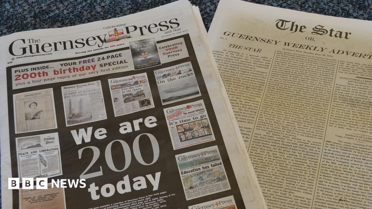 Guernsey Press and Star marks 200 years of publishing - BBC News