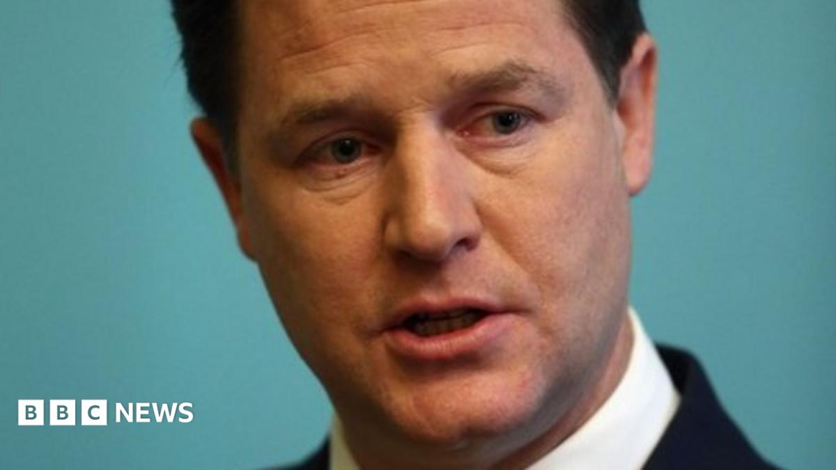 Nick Clegg announces review of employment and training for young - BBC News