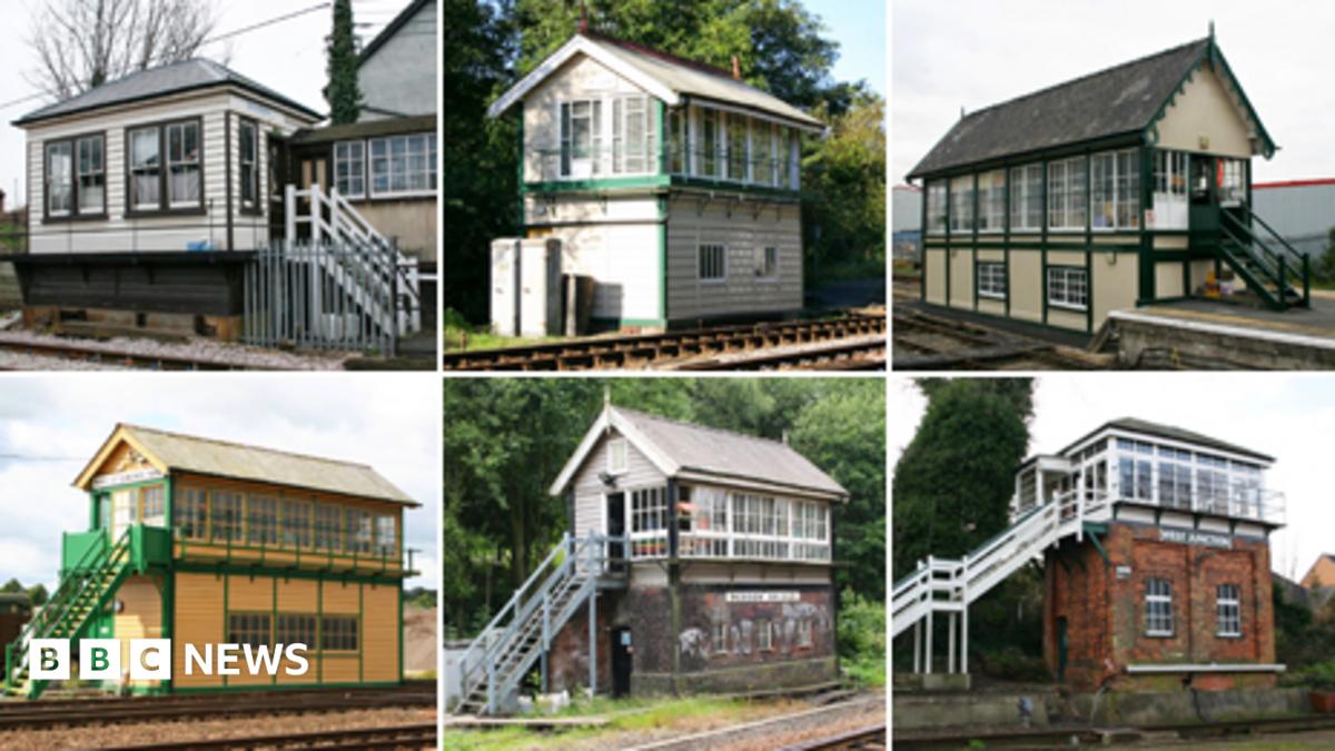 Railway signal boxes granted Grade II listed status - BBC News