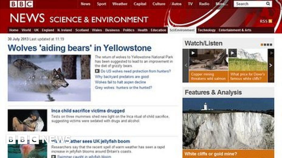 BBC tops list of 10 best science news websites - BBC News