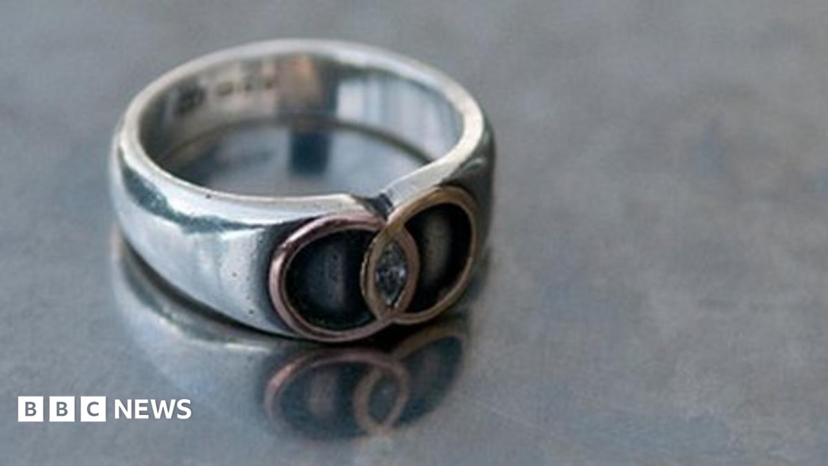 'Treasure map' takes sisters to lost wedding ring - BBC News