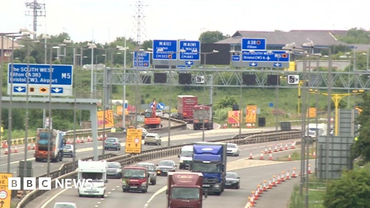 M4-M5 motorway interchange free recovery to end - BBC News