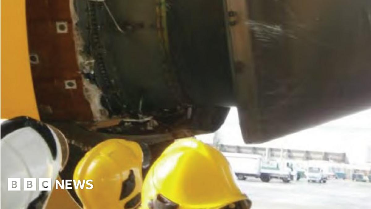 Broxbourne hit by Boeing 777's engine debris, report says - BBC News