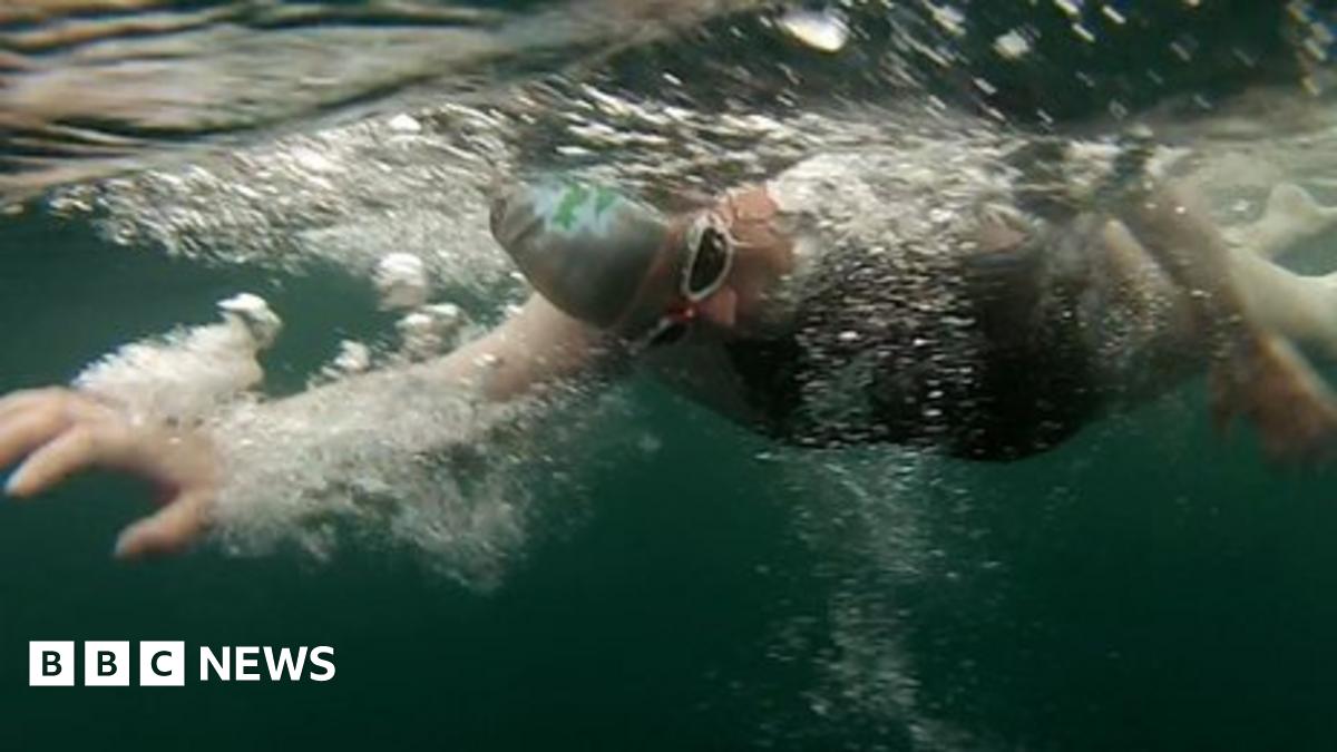 Anna Wardley's Isle of Tiree endurance swim abandoned - BBC News