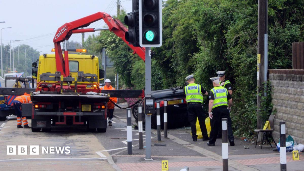 Rhoose primary school looks to future after car crash - BBC News