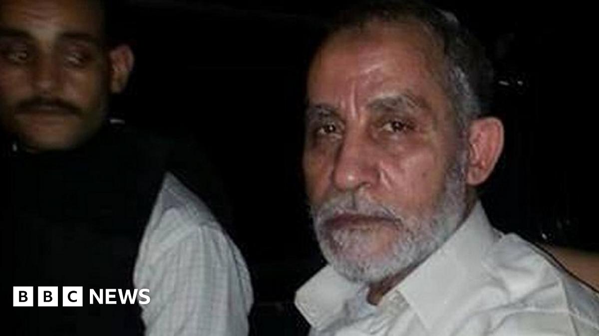 Muslim Brotherhood leader Badie sentenced to death in Egypt - BBC News
