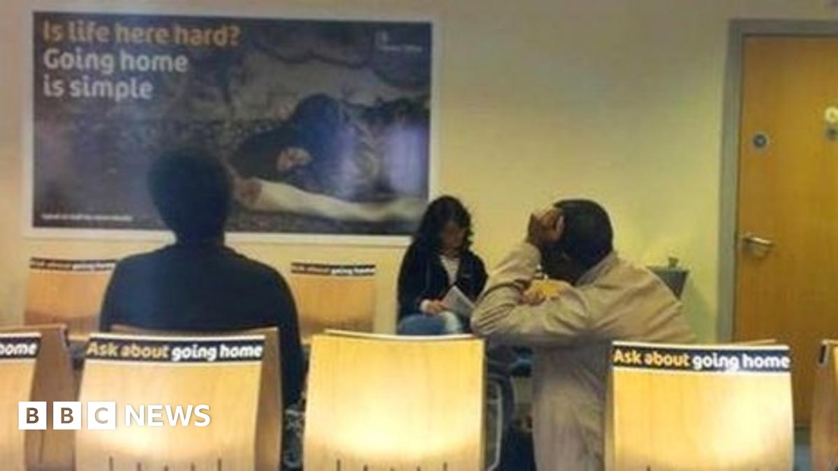UK Border Agency posters branded 'racist' - BBC News