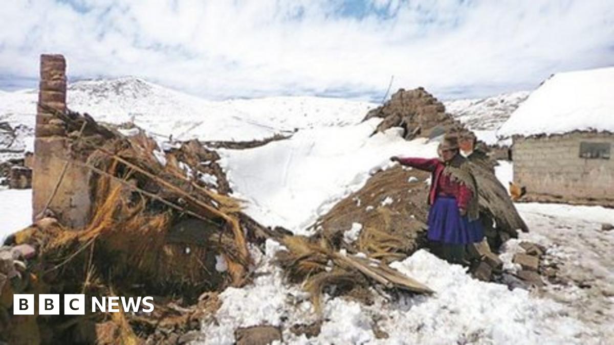 Peru snow state of emergency extended to more regions - BBC News