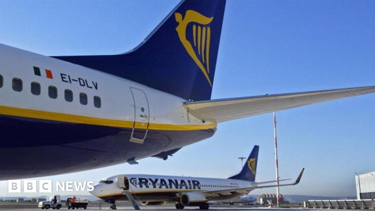 Ryanair shares plunge after warning over profits - BBC News