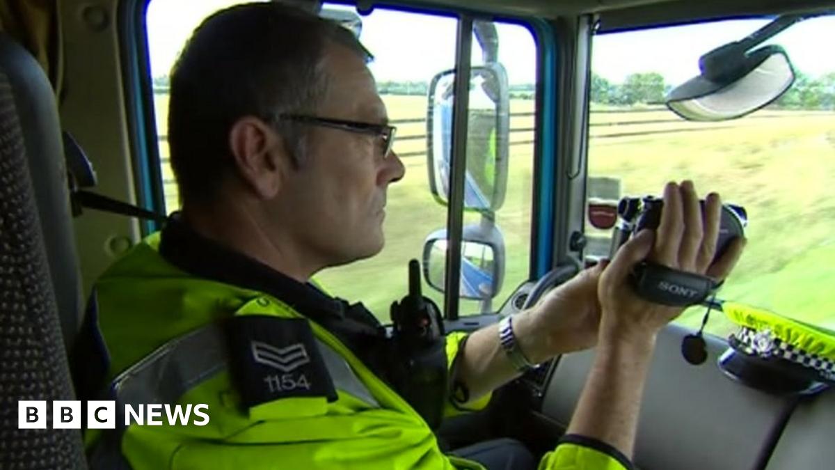 Lorry-driving police spot Teesside and County Durham offences - BBC News